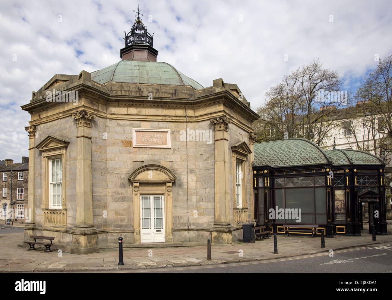 the famous victorian royal pump rooms in the spa town of harrogate ...