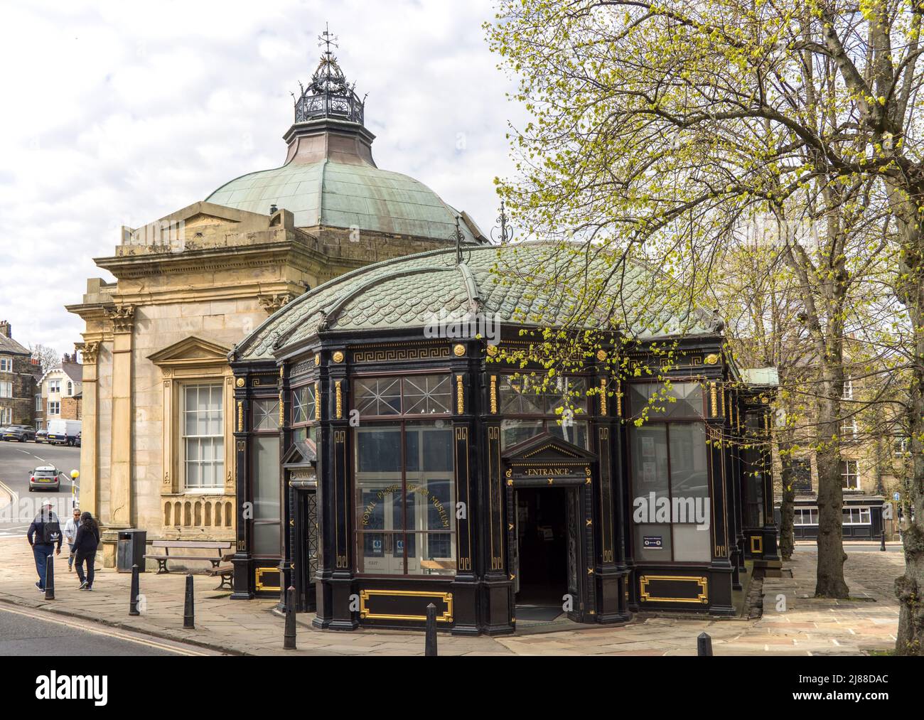 the famous victorian royal pump rooms in the spa town of harrogate ...