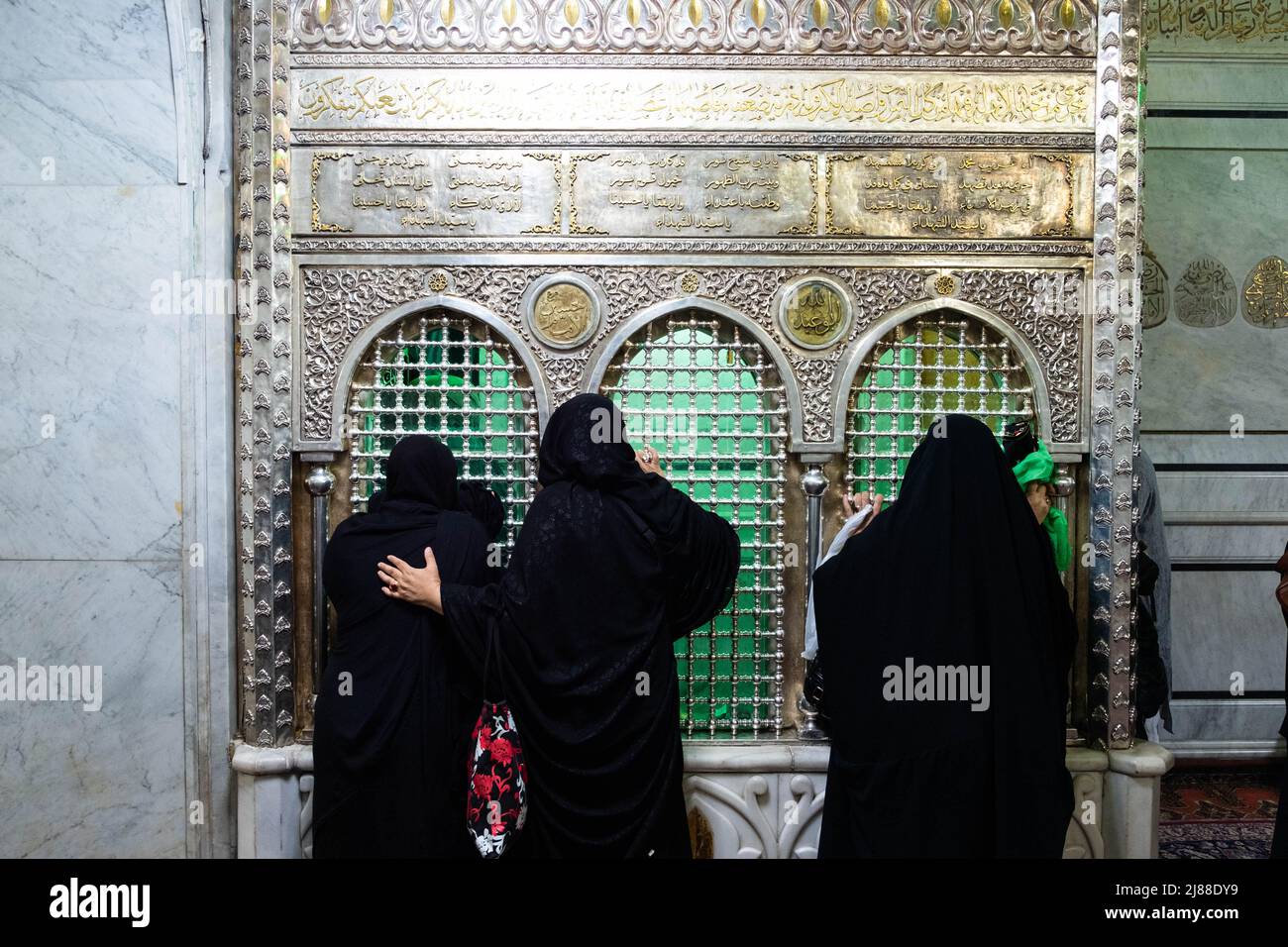 Damascus, Syria -May, 2022: Inside the Umayyad Mosque, also known as ...