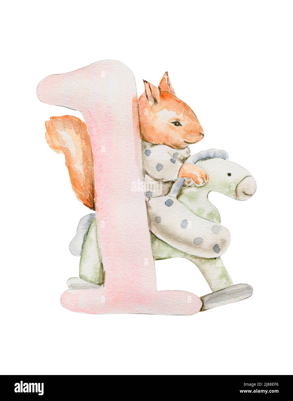 numbers with cute animals Stock Photo - Alamy