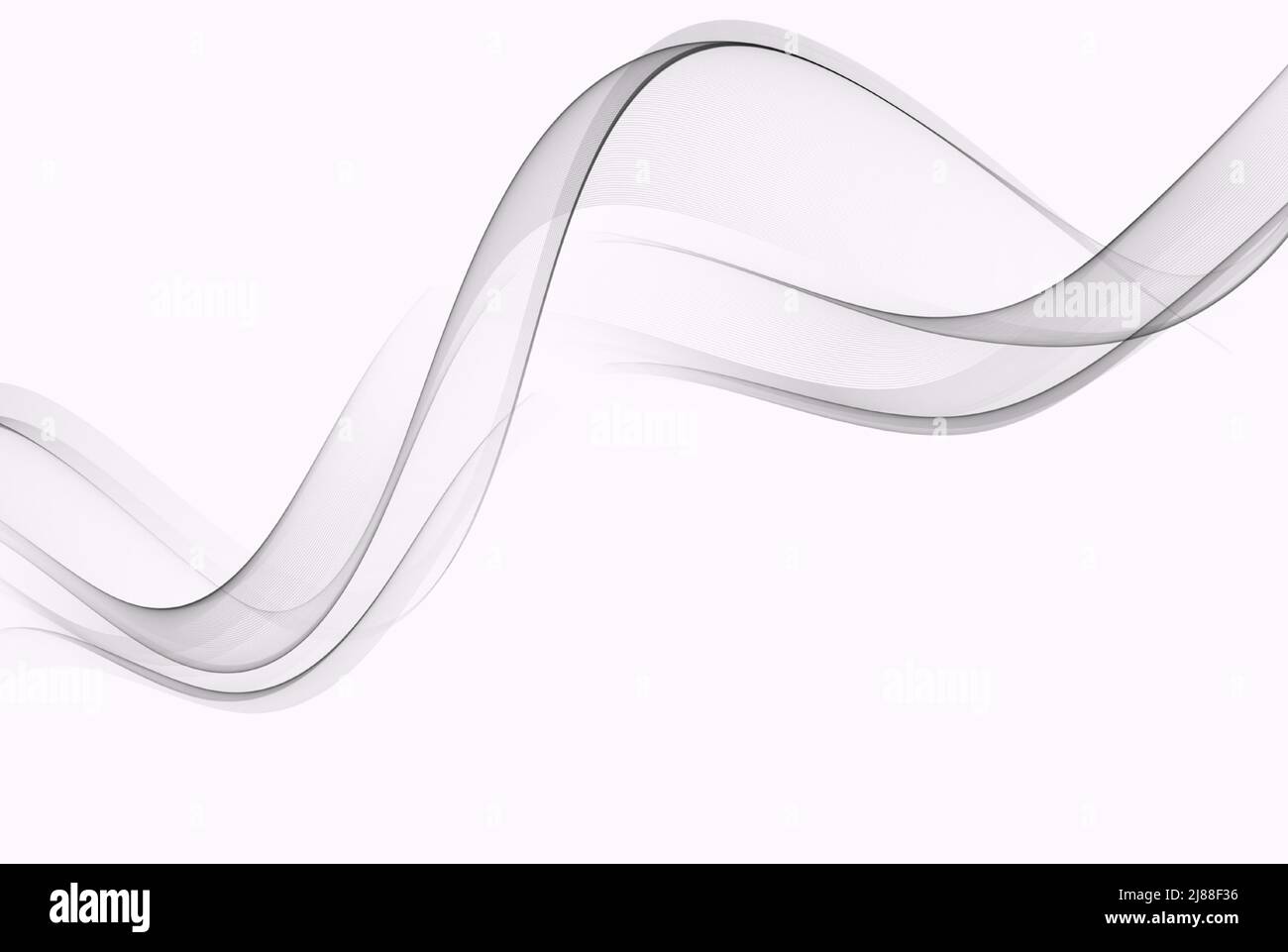 Abstract vector gray wavy background.Transparent gray wave flow Stock ...