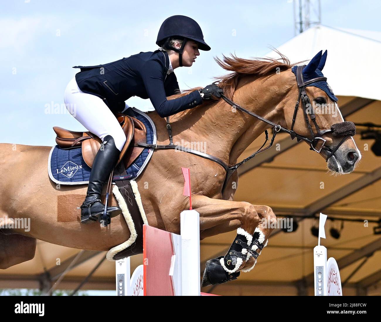 Windsor, UK. 13th May, 2022. Royal Windsor Horse show. Windsor. Lily ...