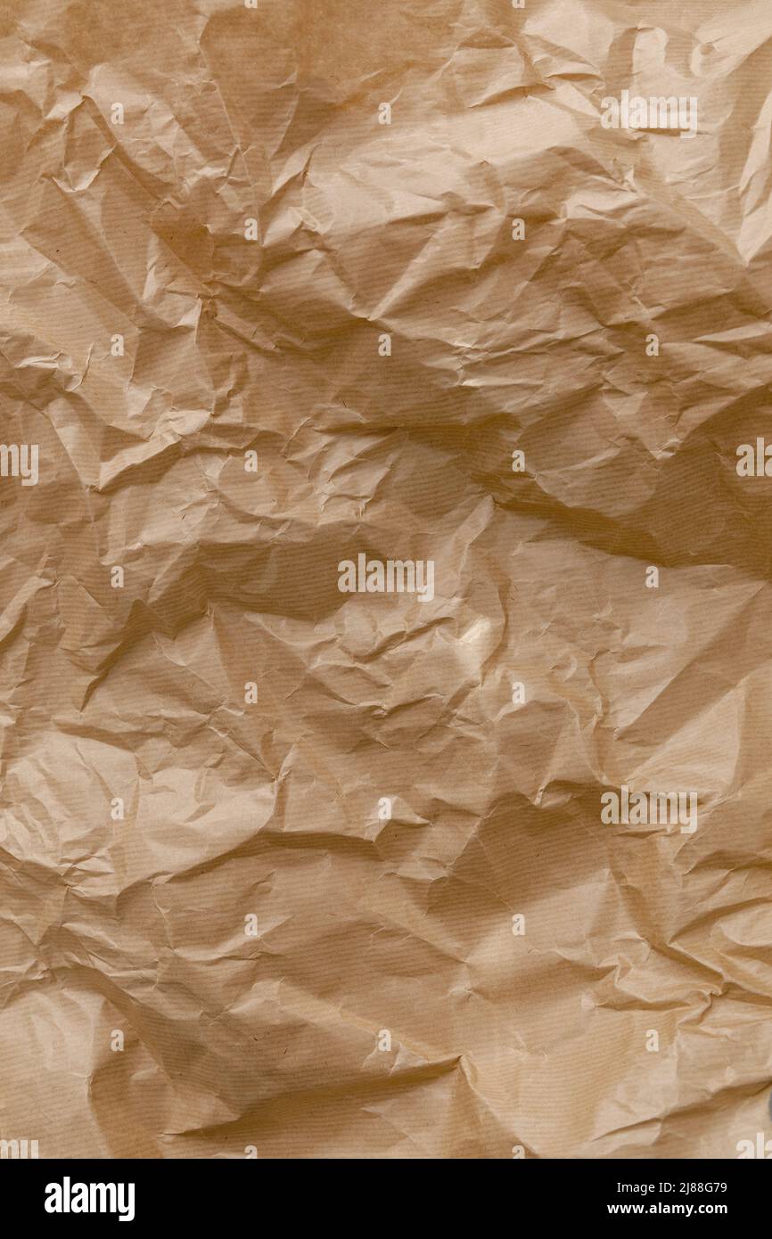 Recycled paper craft stick on white background Stock Photo - Alamy