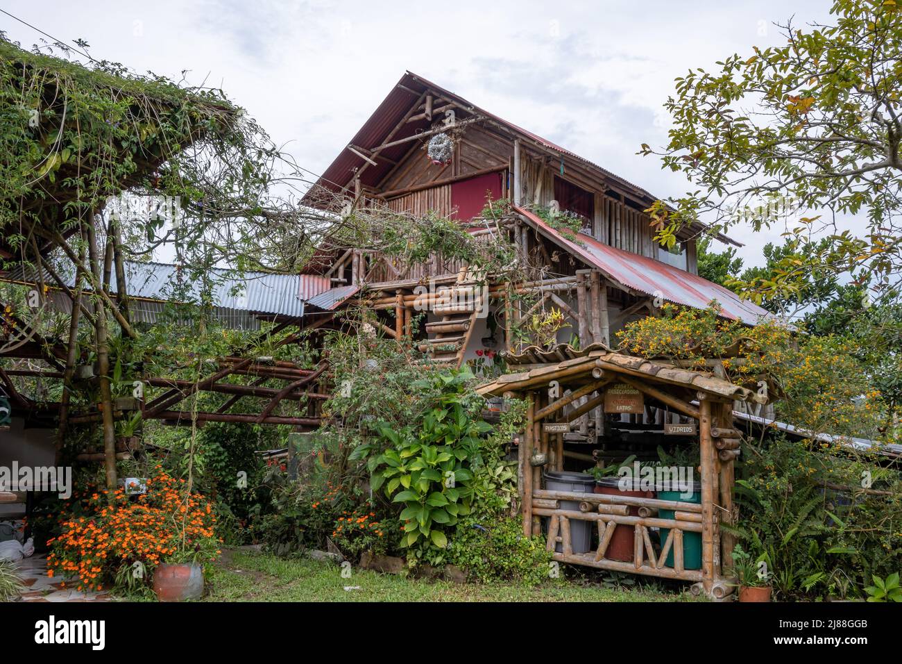 El Encanto eco lodge. Colombia, South America Stock Photo - Alamy