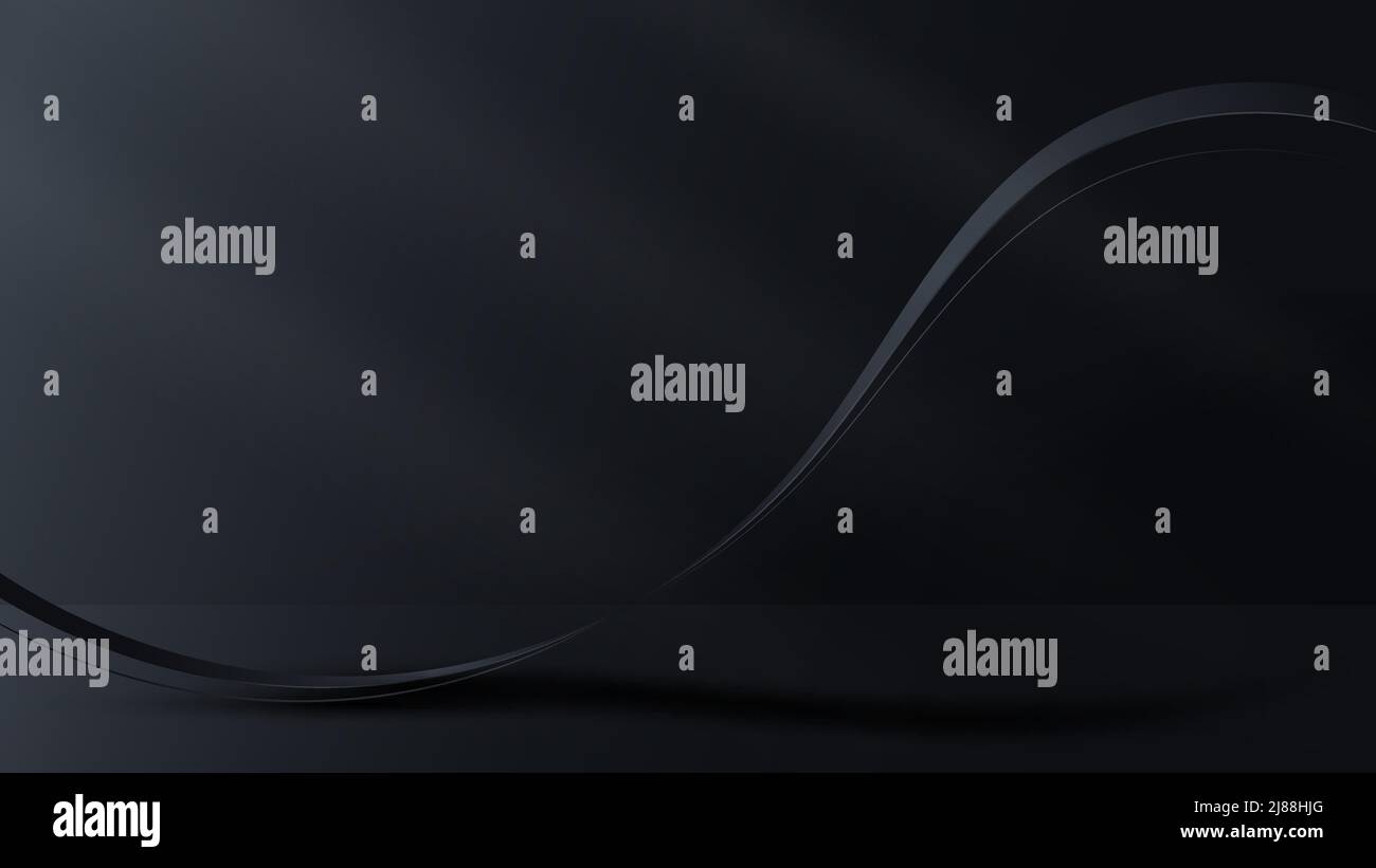 Dark modern shiny room Stock Vector Images - Alamy