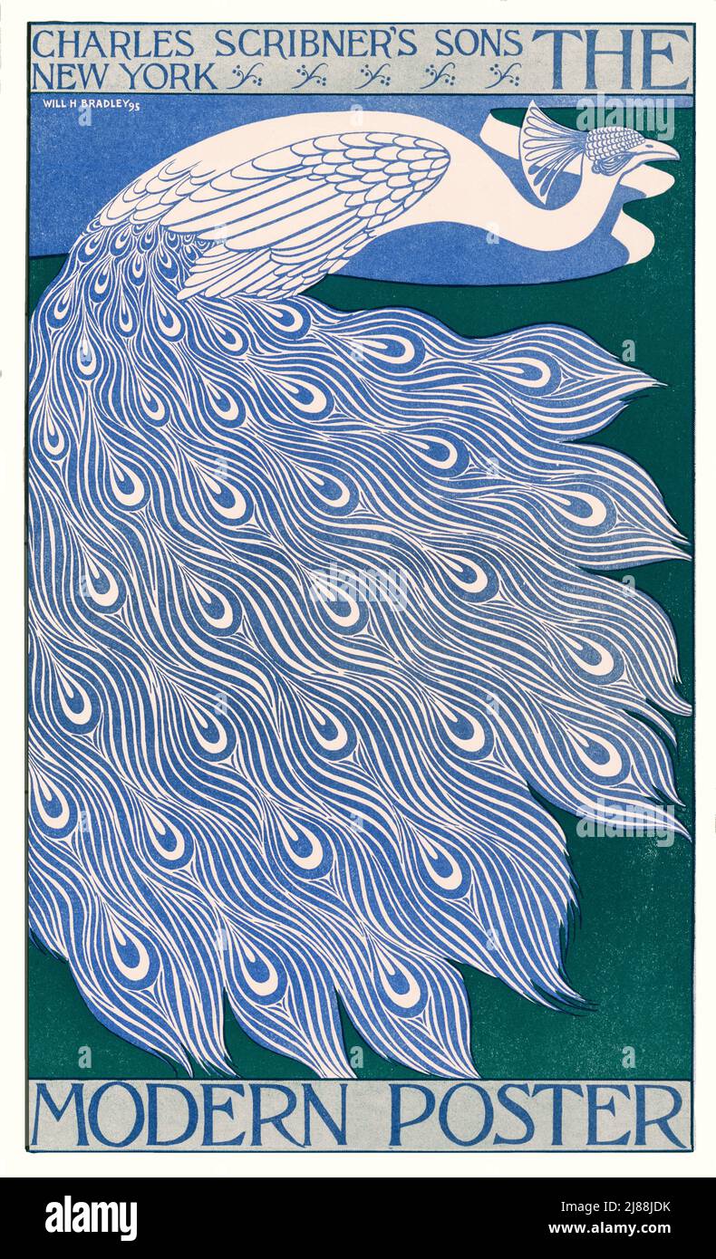 The late 19th century American Art Nouveau for the cover of The Modern ...