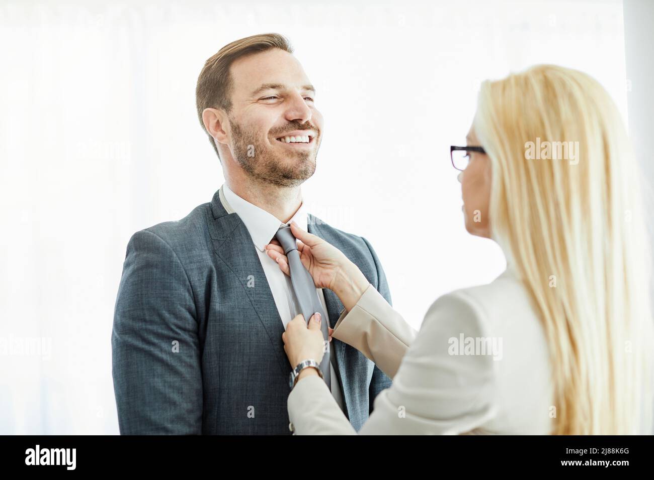 Manager helping business team hi-res stock photography and images - Alamy
