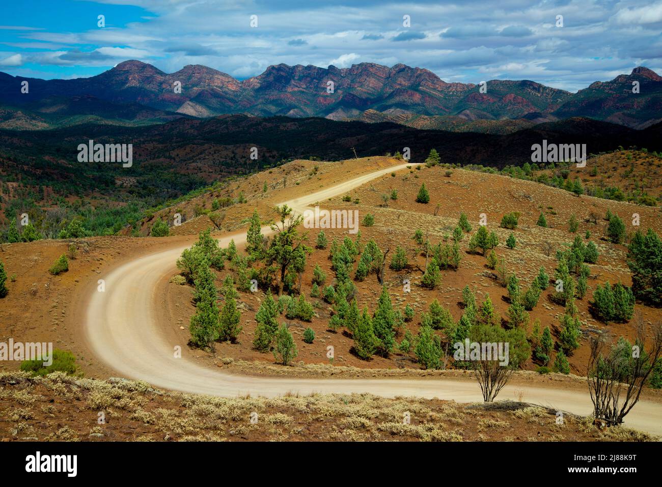 Razorback Lookout in Ikara-Flinders Ranges National Park - Australia ...