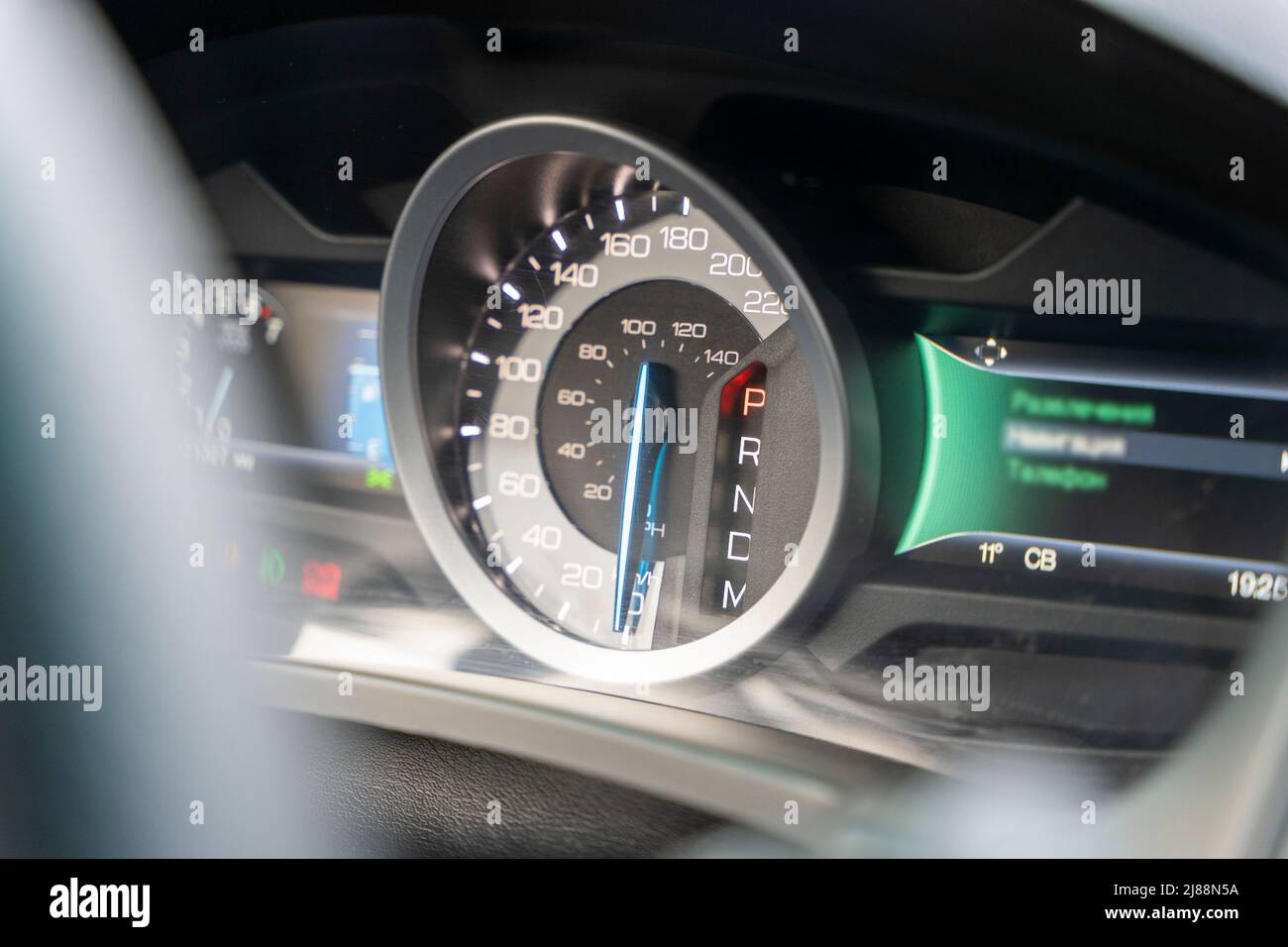 Car dashboard speedometer hi-res stock photography and images - Alamy