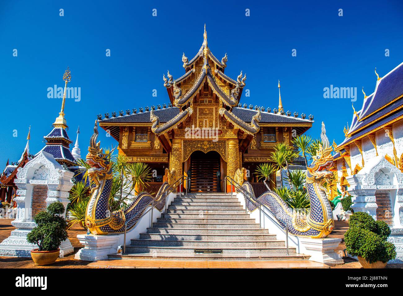 Wat Ban Den or Wat Banden complex temple in Mae Taeng District, Chiang ...