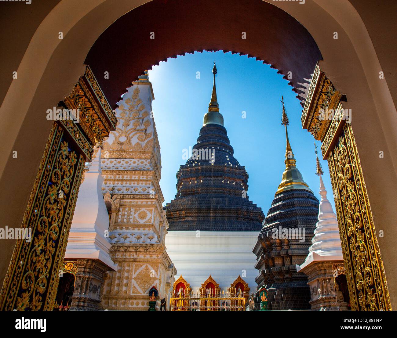 Wat Ban Den or Wat Banden complex temple in Mae Taeng District, Chiang ...