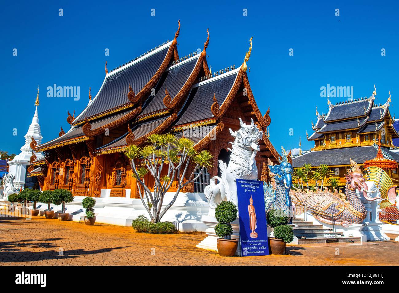 Wat Ban Den or Wat Banden complex temple in Mae Taeng District, Chiang ...