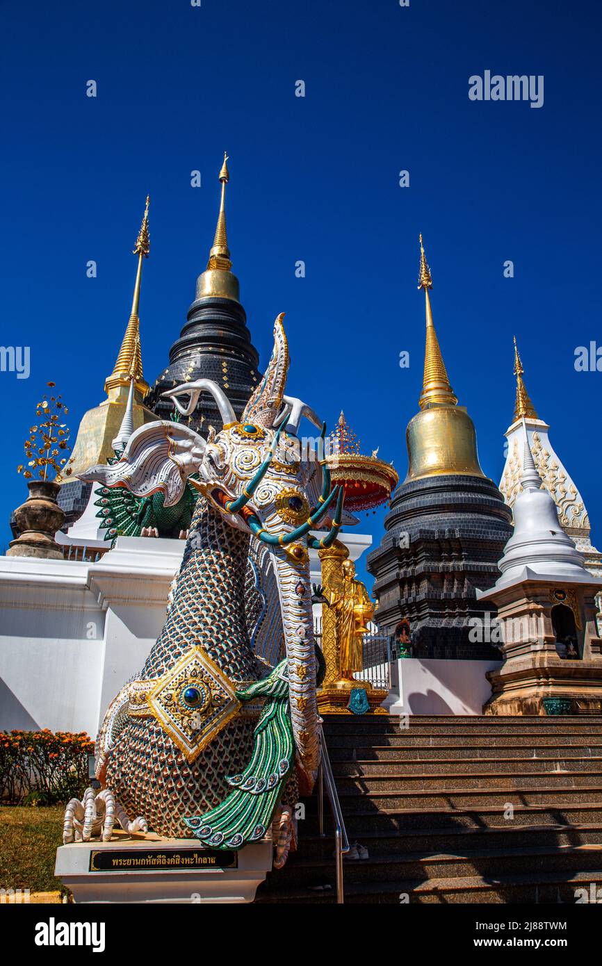 Wat Ban Den or Wat Banden complex temple in Mae Taeng District, Chiang ...