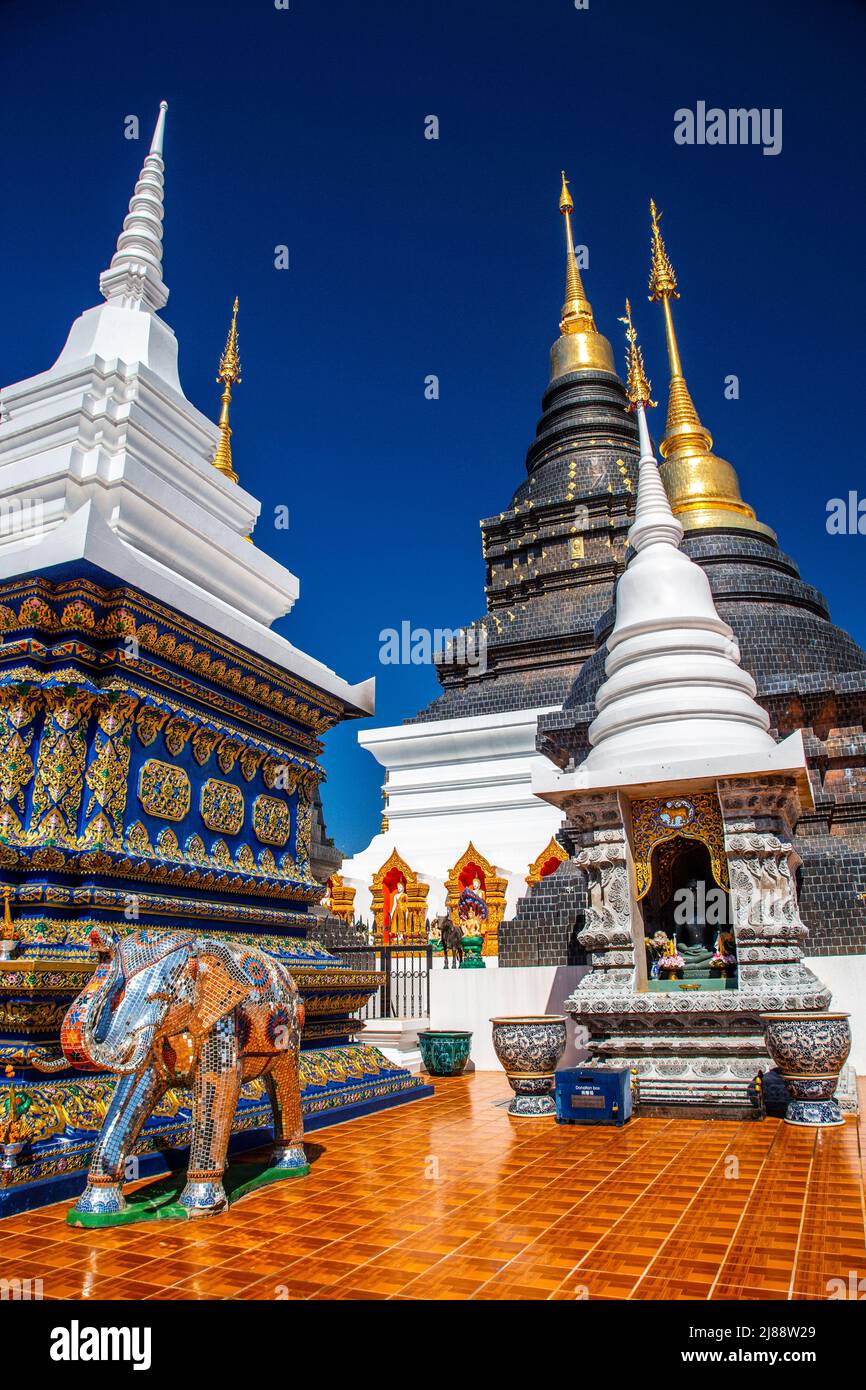 Wat Ban Den or Wat Banden complex temple in Mae Taeng District, Chiang ...