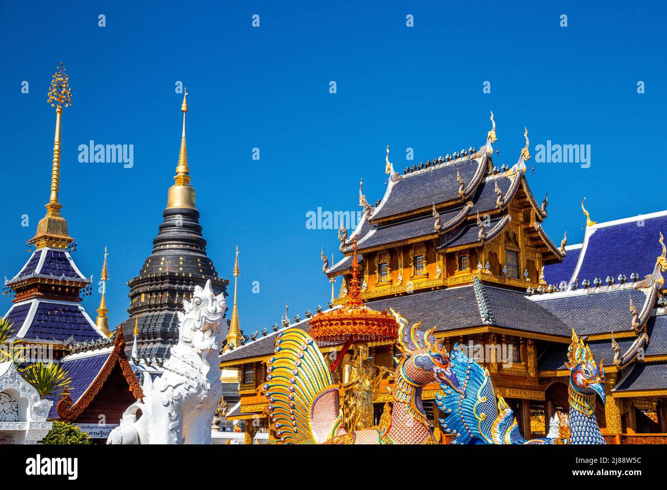 Wat Ban Den or Wat Banden complex temple in Mae Taeng District, Chiang ...