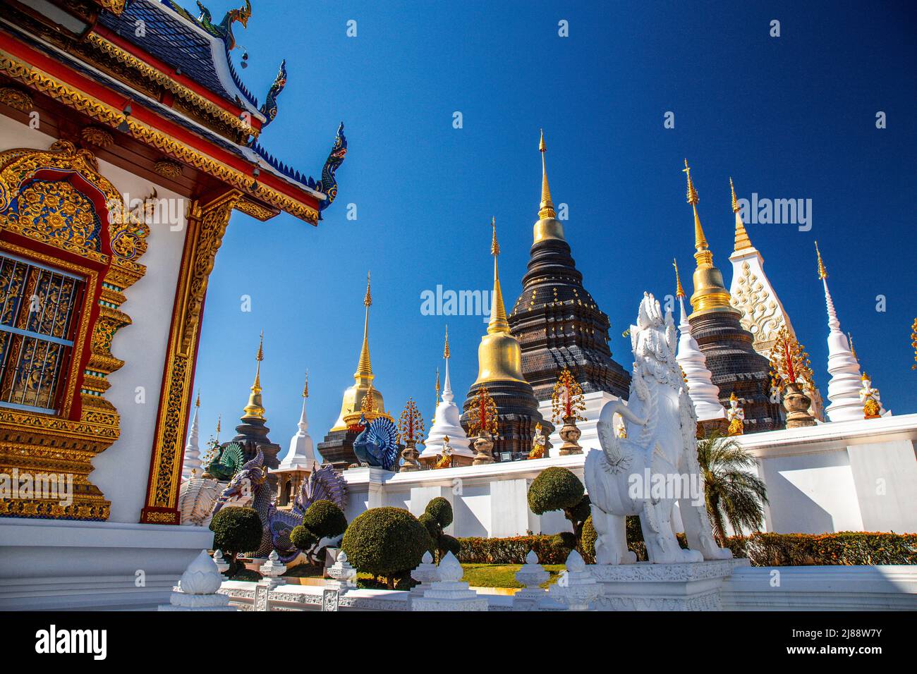 Wat Ban Den or Wat Banden complex temple in Mae Taeng District, Chiang ...