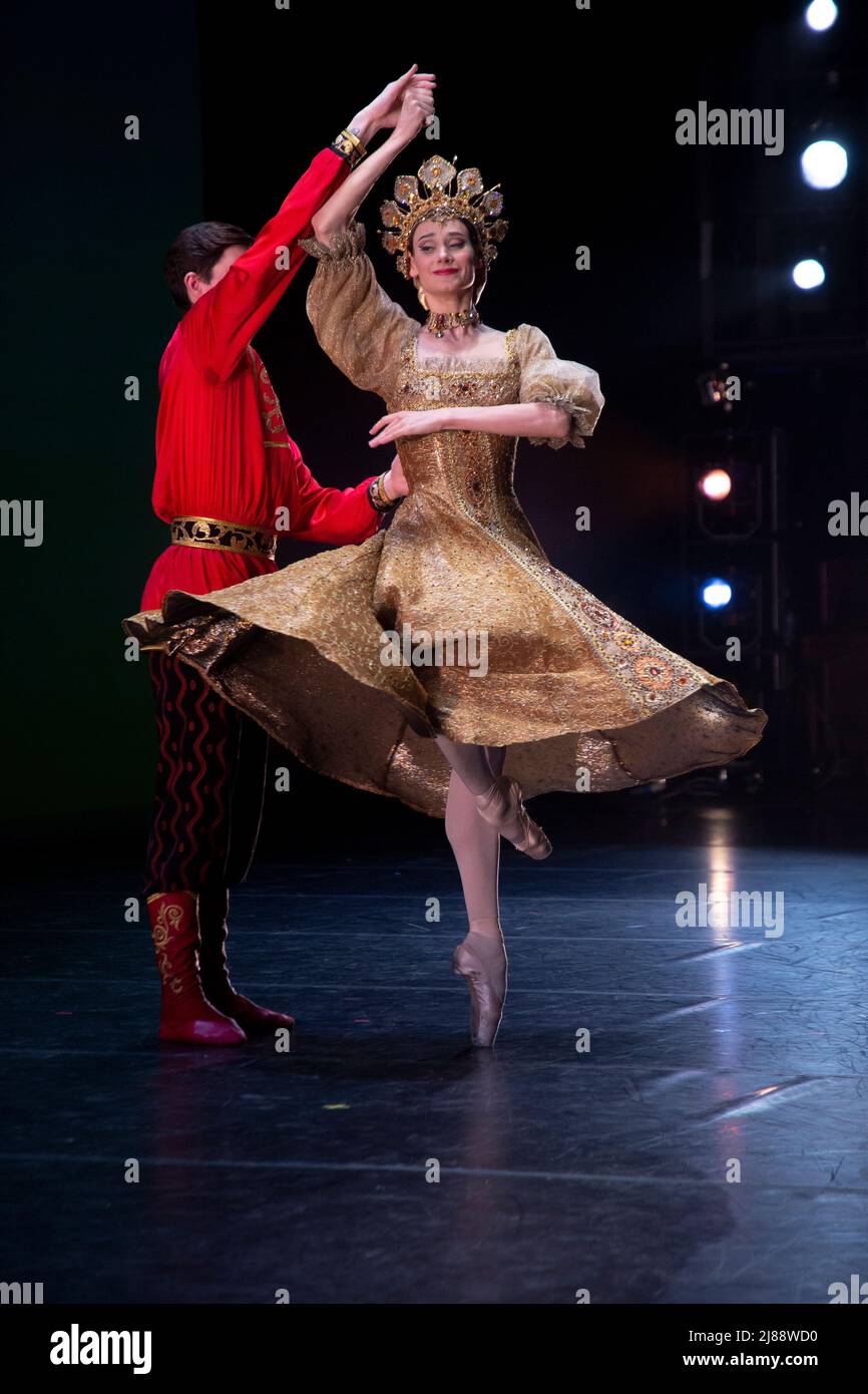 Moscow, Russia. 13rd May, 2022. Mariinsky Theatre soloist Anastasia ...