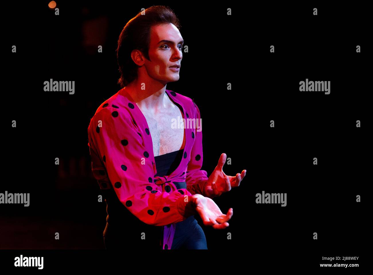 Moscow, Russia. 13rd May, 2022. Soloist of the Bolshoi Theatre Artemy Belyakov, winner of “The ...