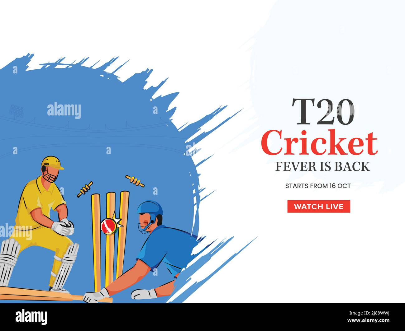 Cricket player batsman batting cartoon hi-res stock photography and ...