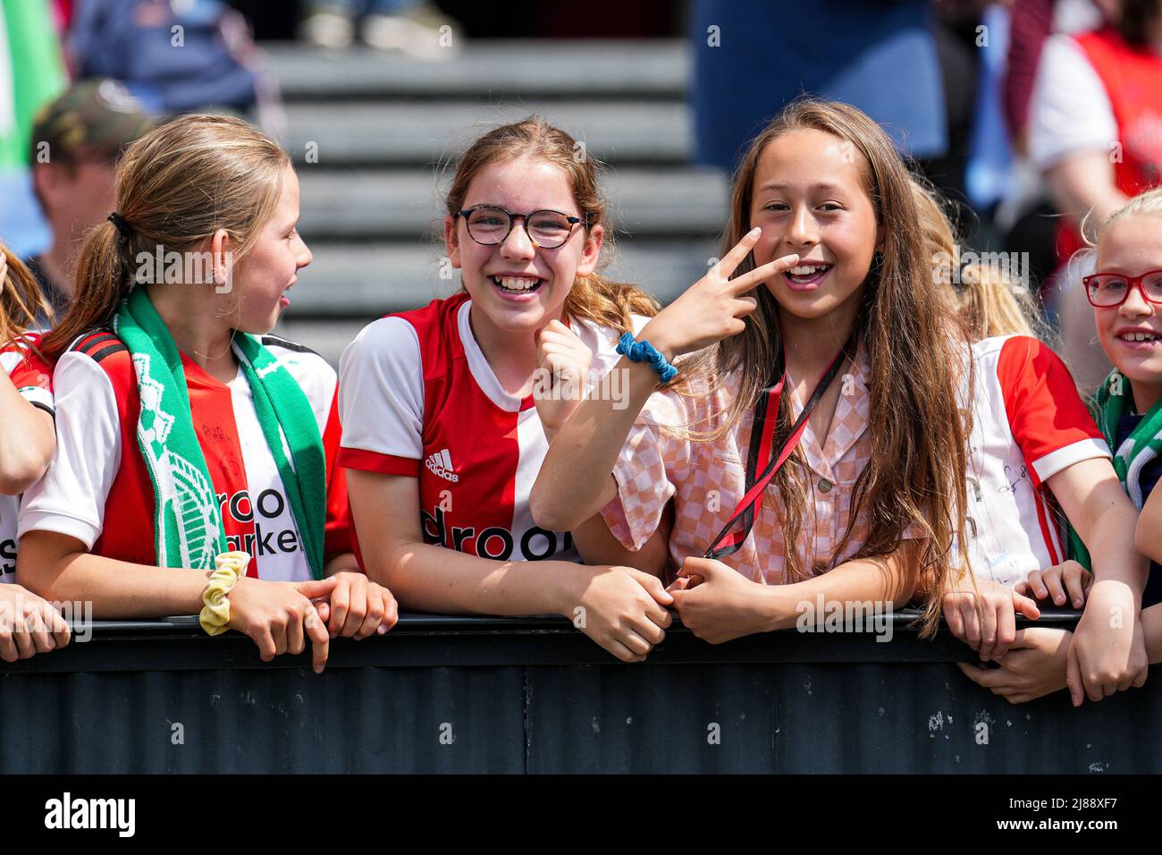 Rotterdam - Fans of Feyenoord during the match between Feyenoord V1 v ...