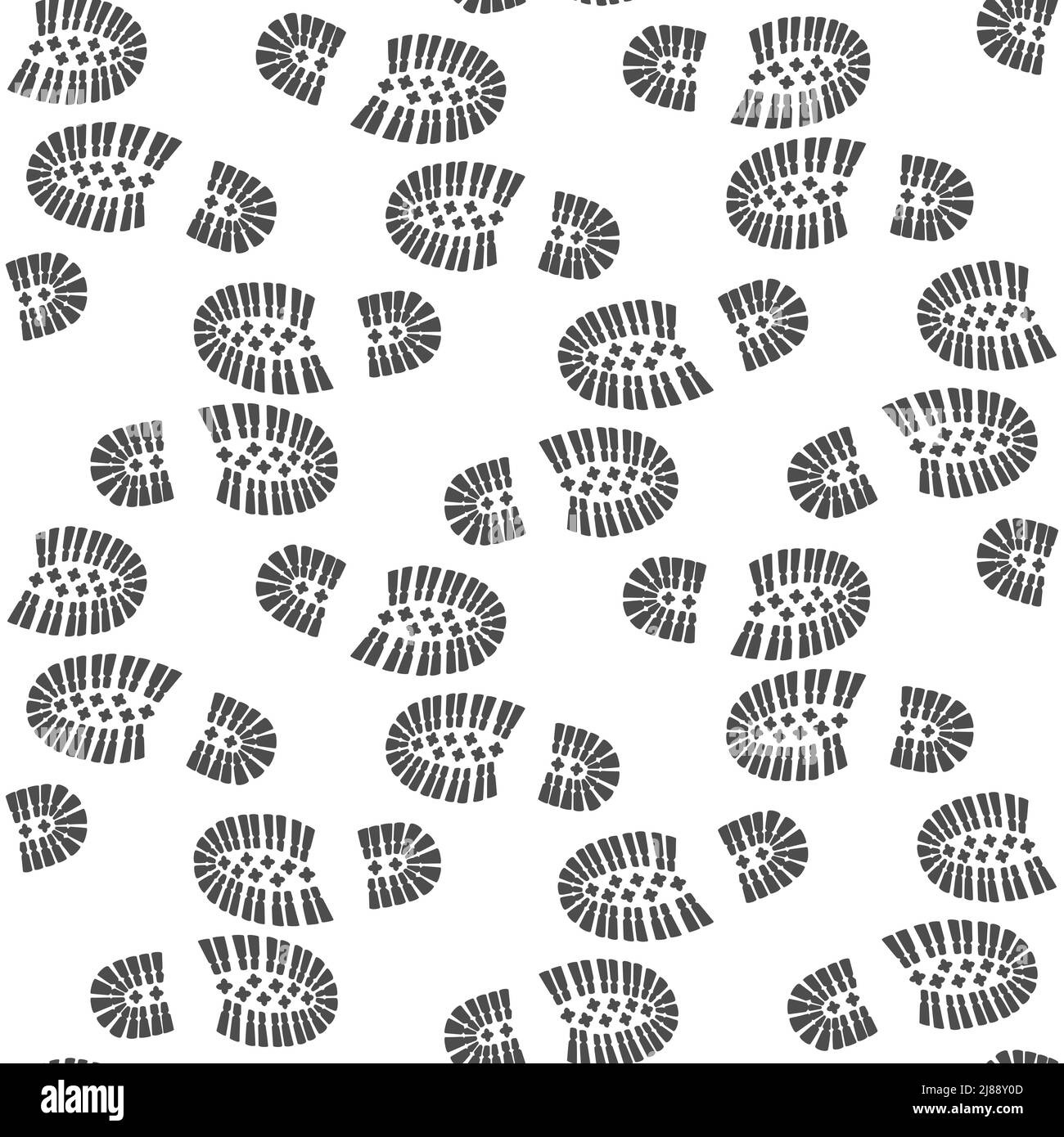 Seamless pattern with a footprint of shoes. Vector illustration Stock ...