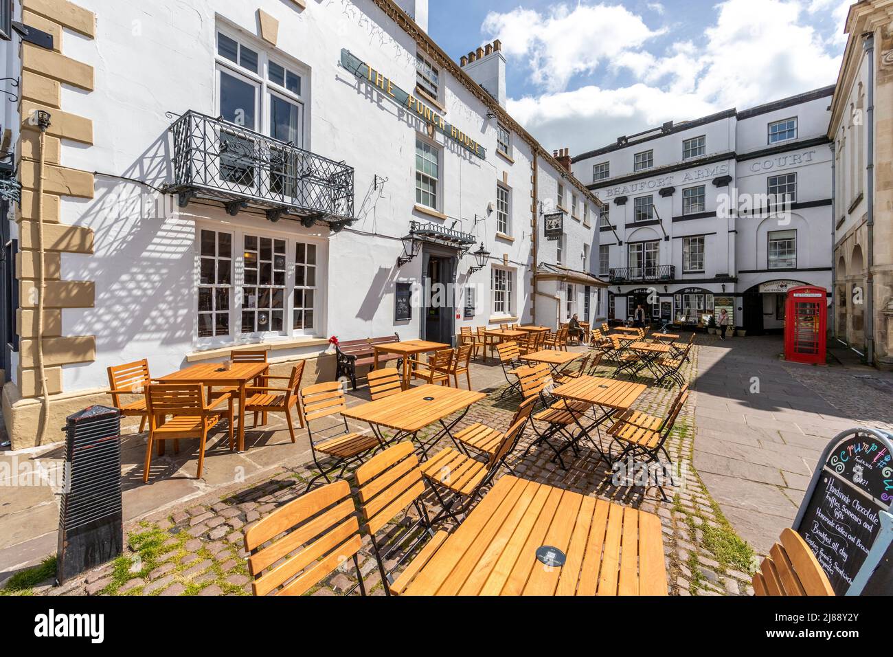 The Punch House pub, Monmouth Stock Photo - Alamy