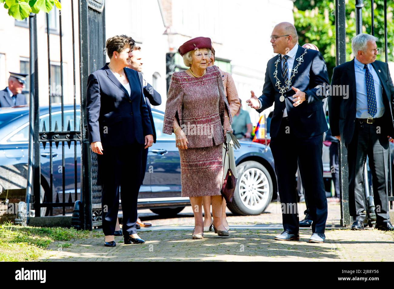 Woudrichem, Netherlands. 14th May, 2022. Princess Beatrix at the ...
