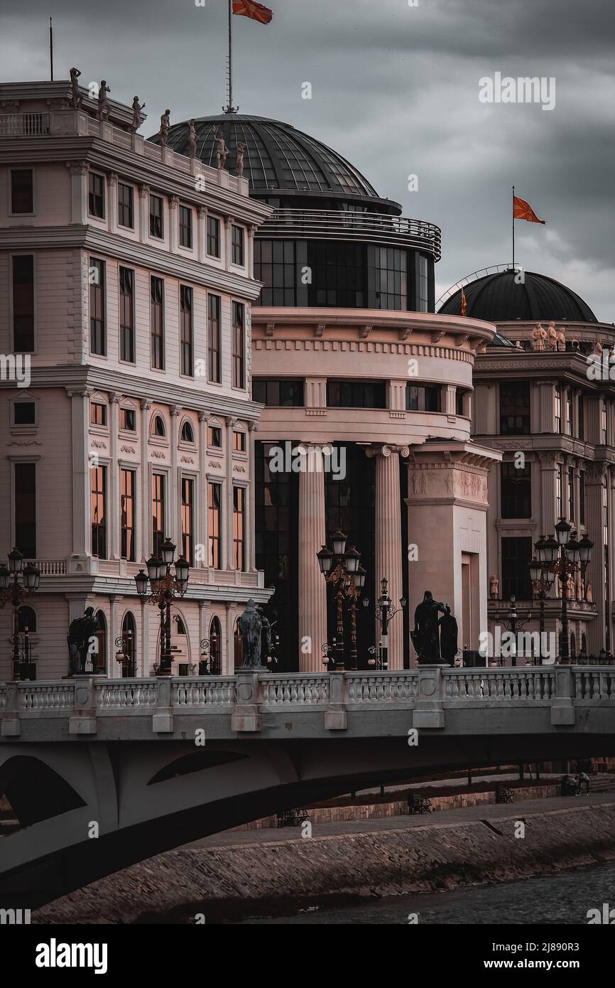 Beautiful sunset of the Archaeological Museum of the Republic of ...