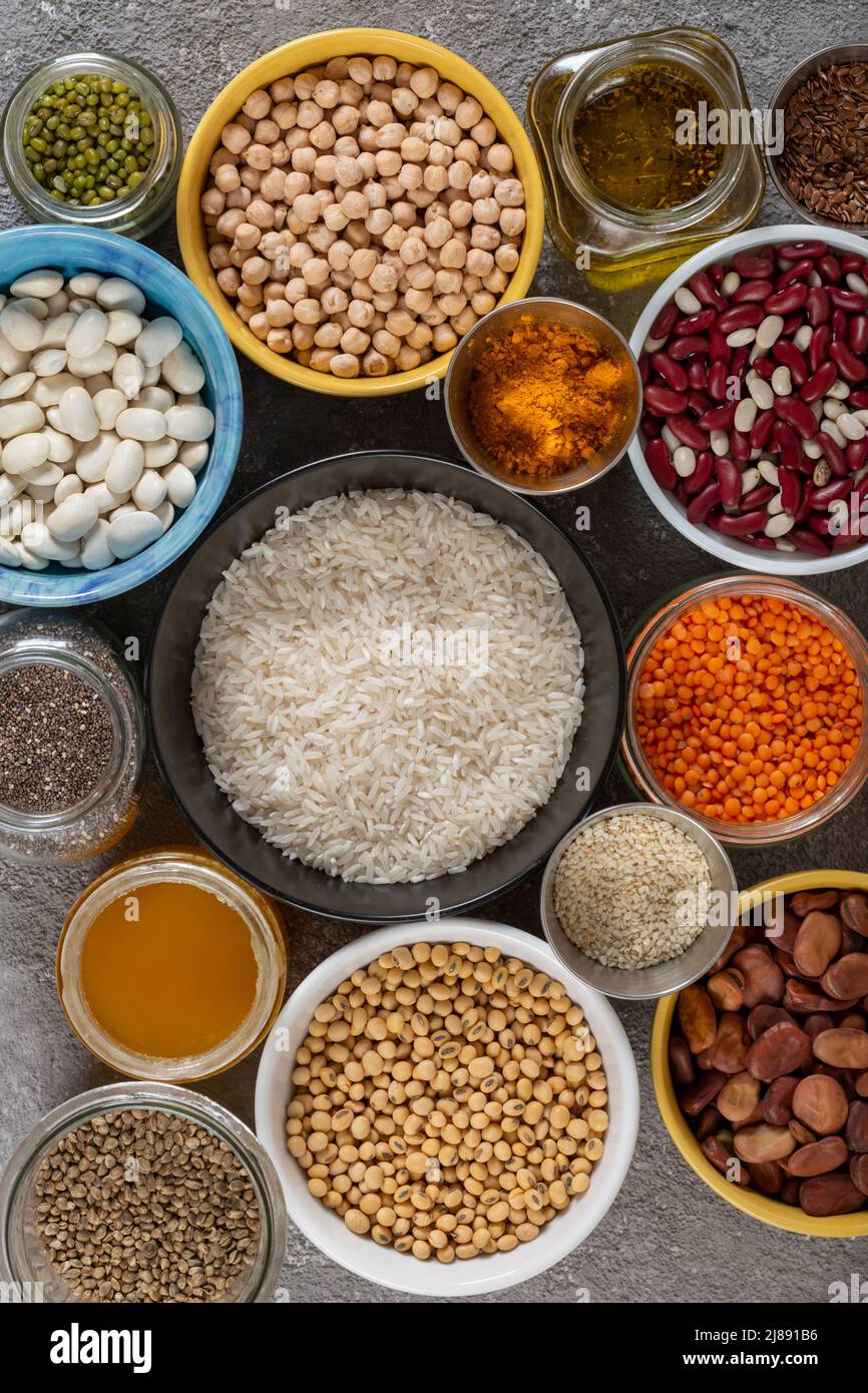 Legumes and greens are a source of vegetable protein and vitamins ...