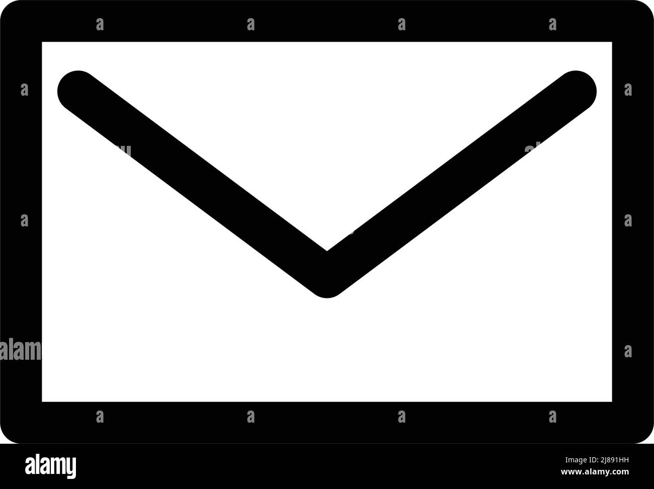 Icons for emails used in business and correspondence. Editable vector ...