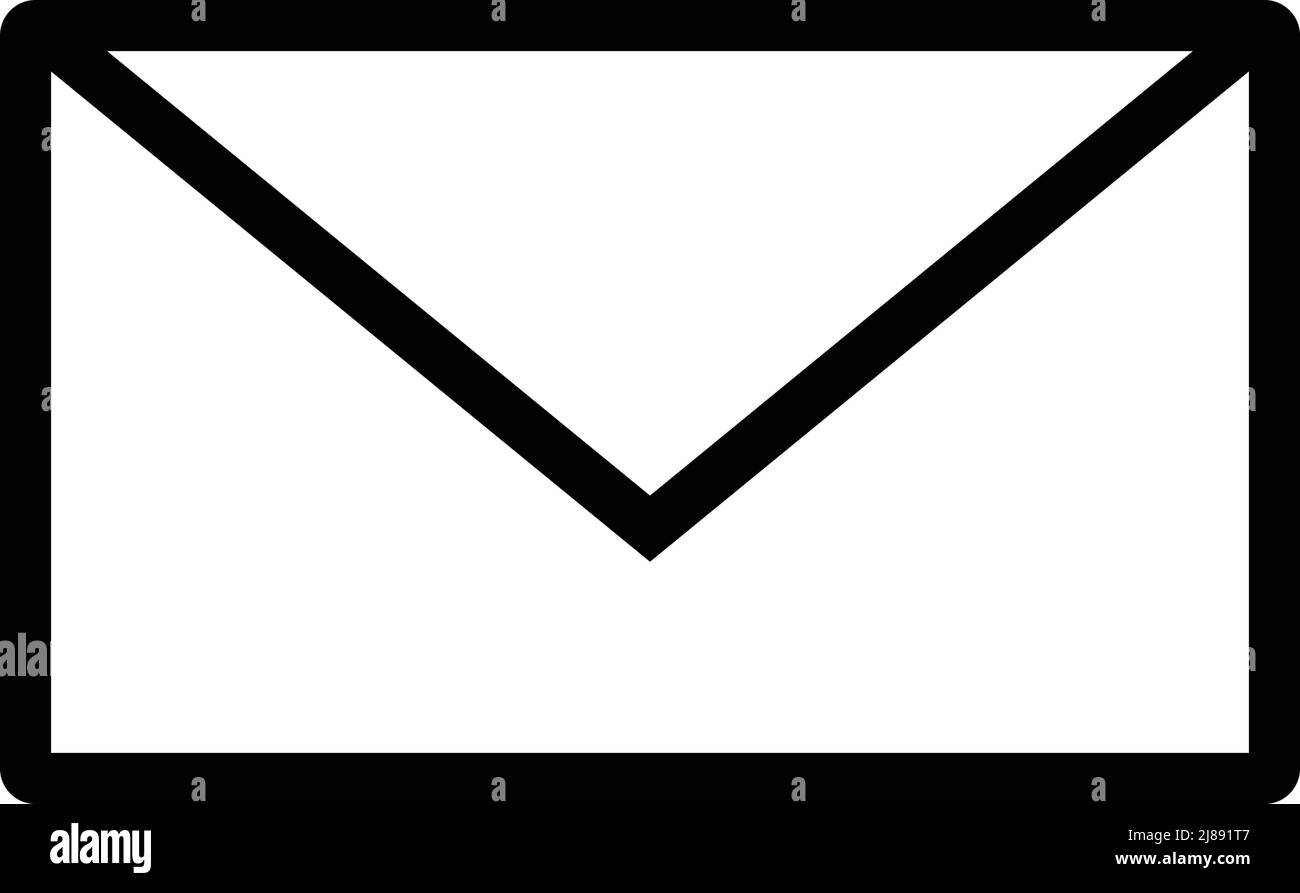 Email icon Black and White Stock Photos & Images - Alamy
