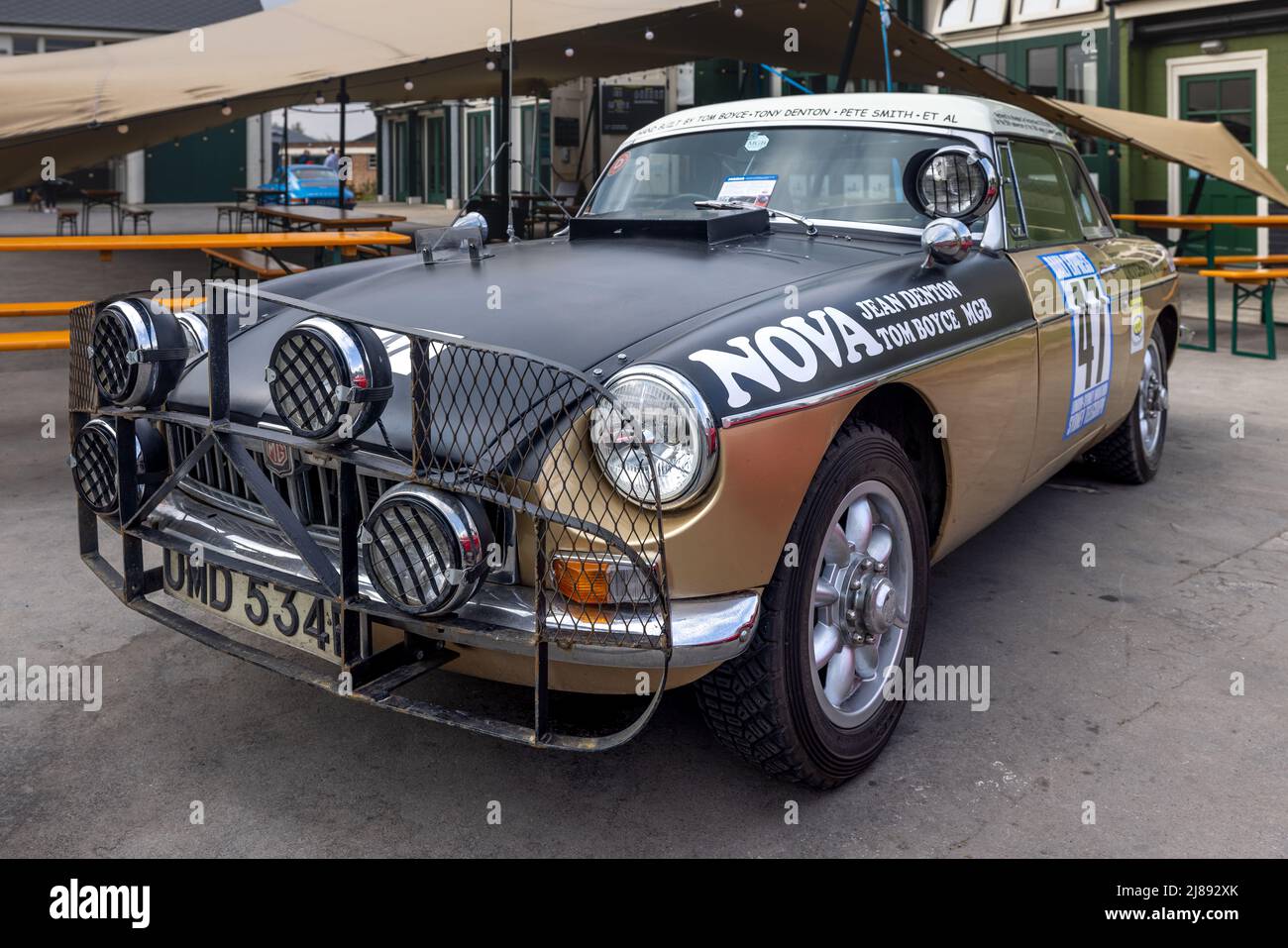 1968 London to Sydney Marathon MGB roadster ‘UMD 534’ on display at the ...