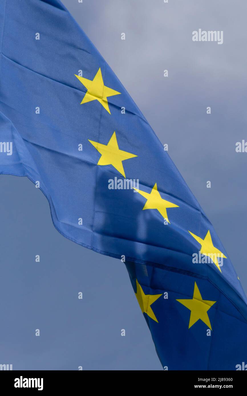 Close up european union flag hi-res stock photography and images - Alamy