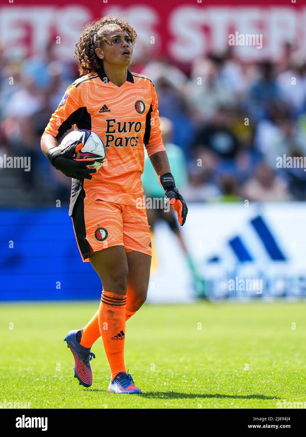 Rotterdam - Goalkeeper Jacintha Weimar of Feyenoord V1 during the match ...