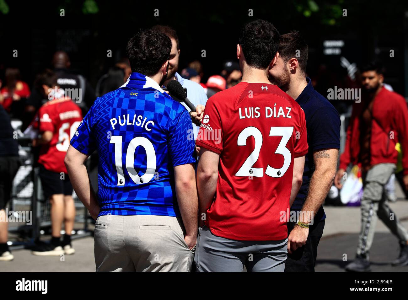 A liverpool fan outside wembley stadium hi-res stock photography and ...