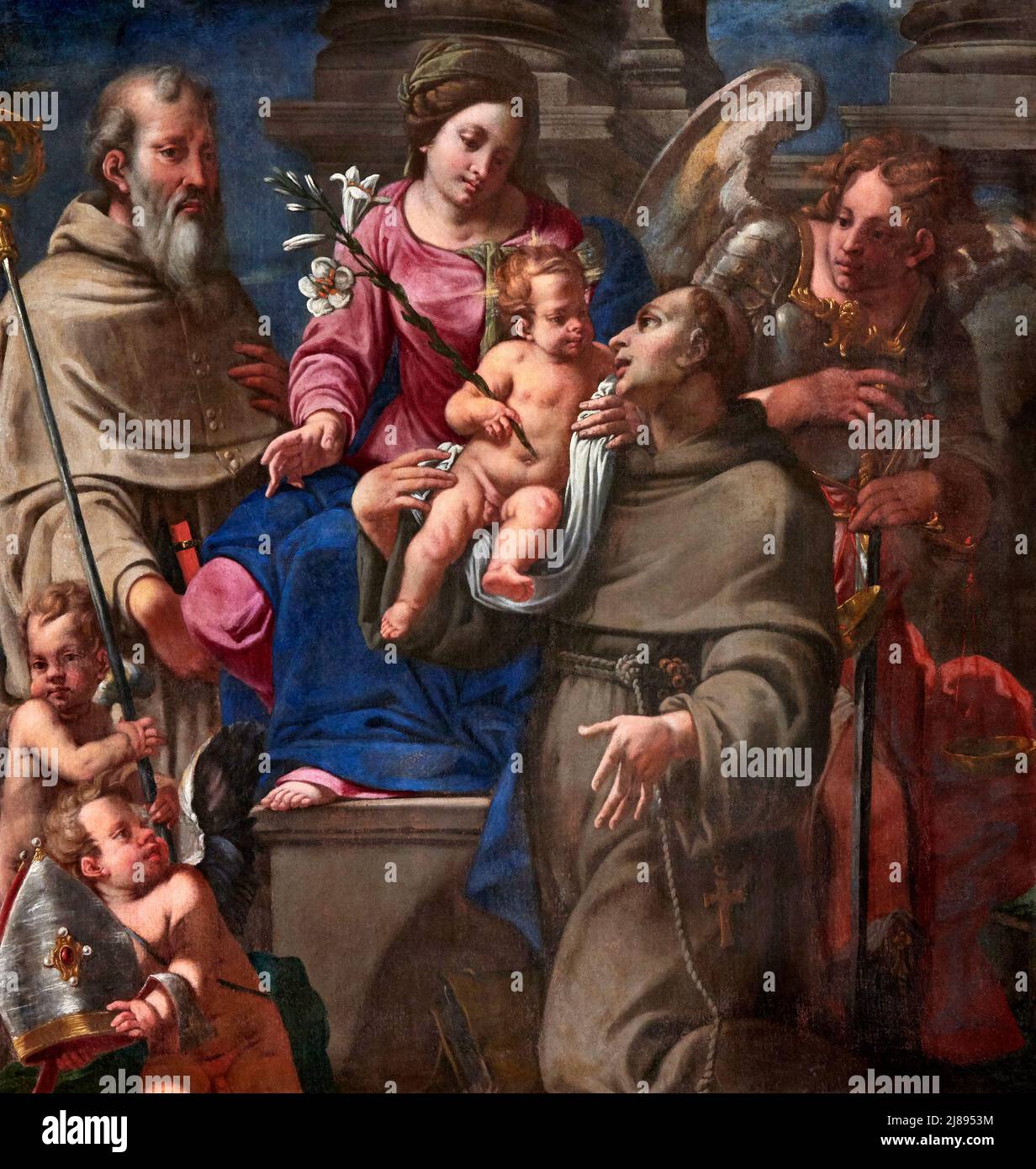 Madonna col Bambino con S. Antonio da Padova, S. Michele Arcangelo e S ...