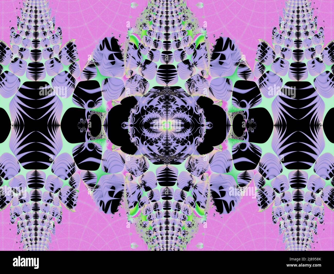 Computer abstract background with iridescent multi-color structure ...