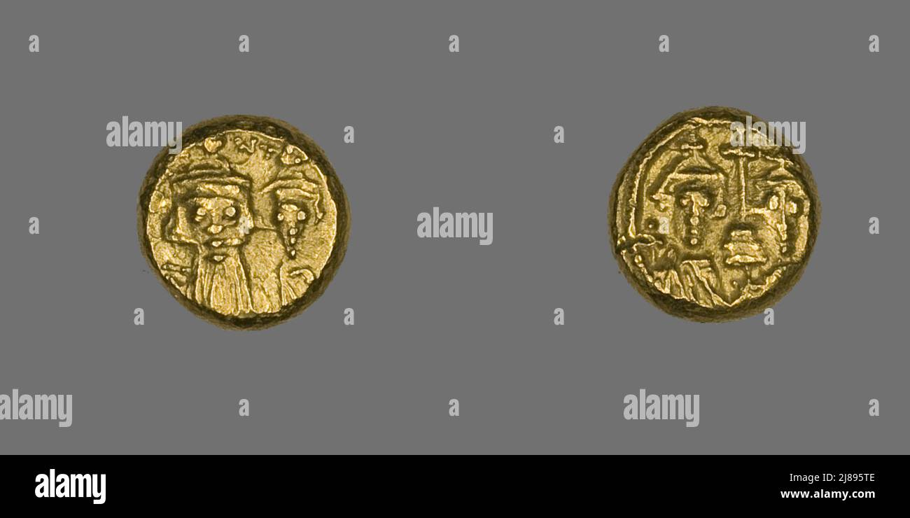 Solidus (Coin) of Tiberius II Constantinus, 578-582 Stock Photo - Alamy