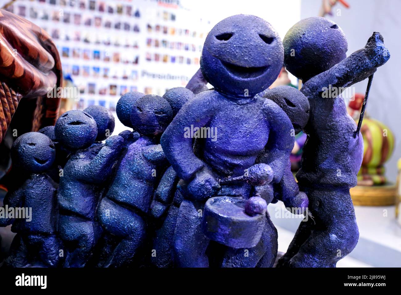 Alicante, Spain- May 12, 2022: Pardoned ninots exhibited in the ...