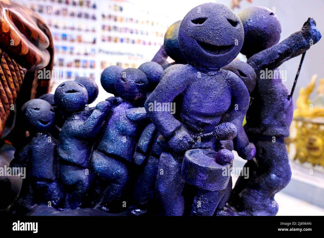 Alicante, Spain- May 12, 2022: Pardoned ninots exhibited in the ...