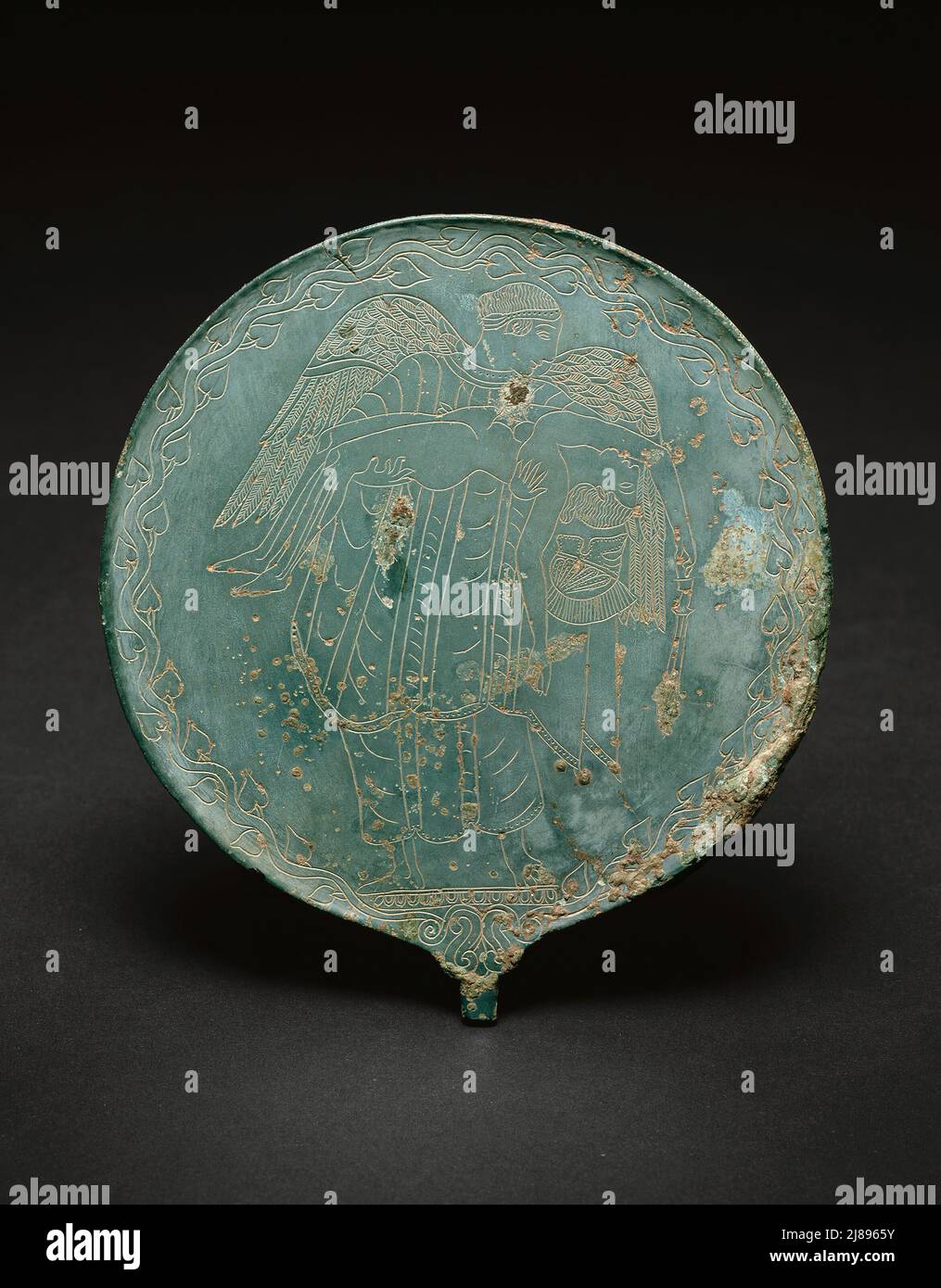 Hand Mirror, 470-450 BCE Stock Photo - Alamy