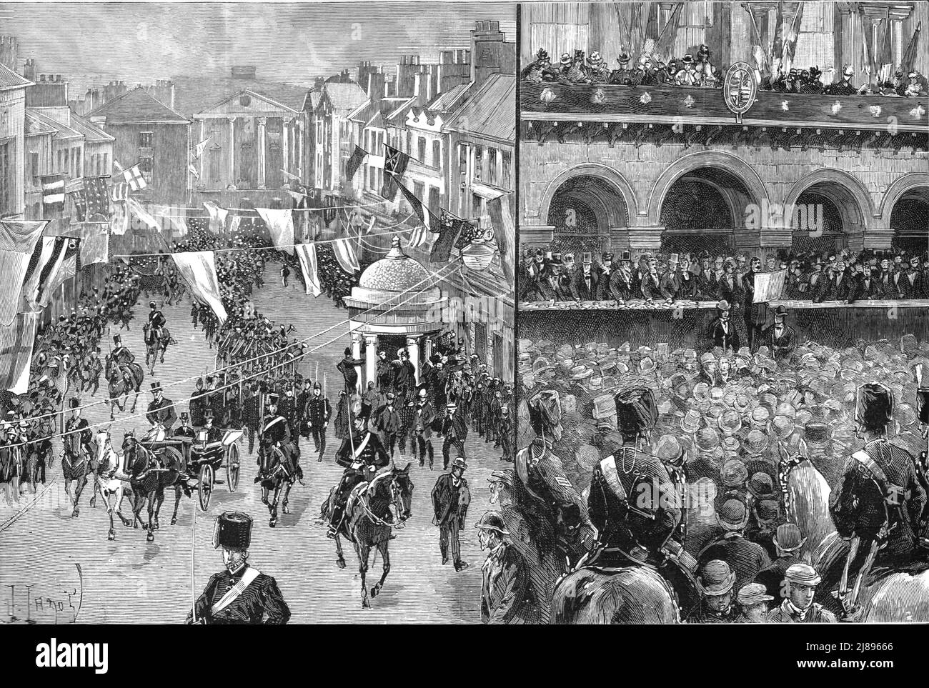 ''The Incorporation of the Town of Chelsford', 1888. From, 'The Graphic ...