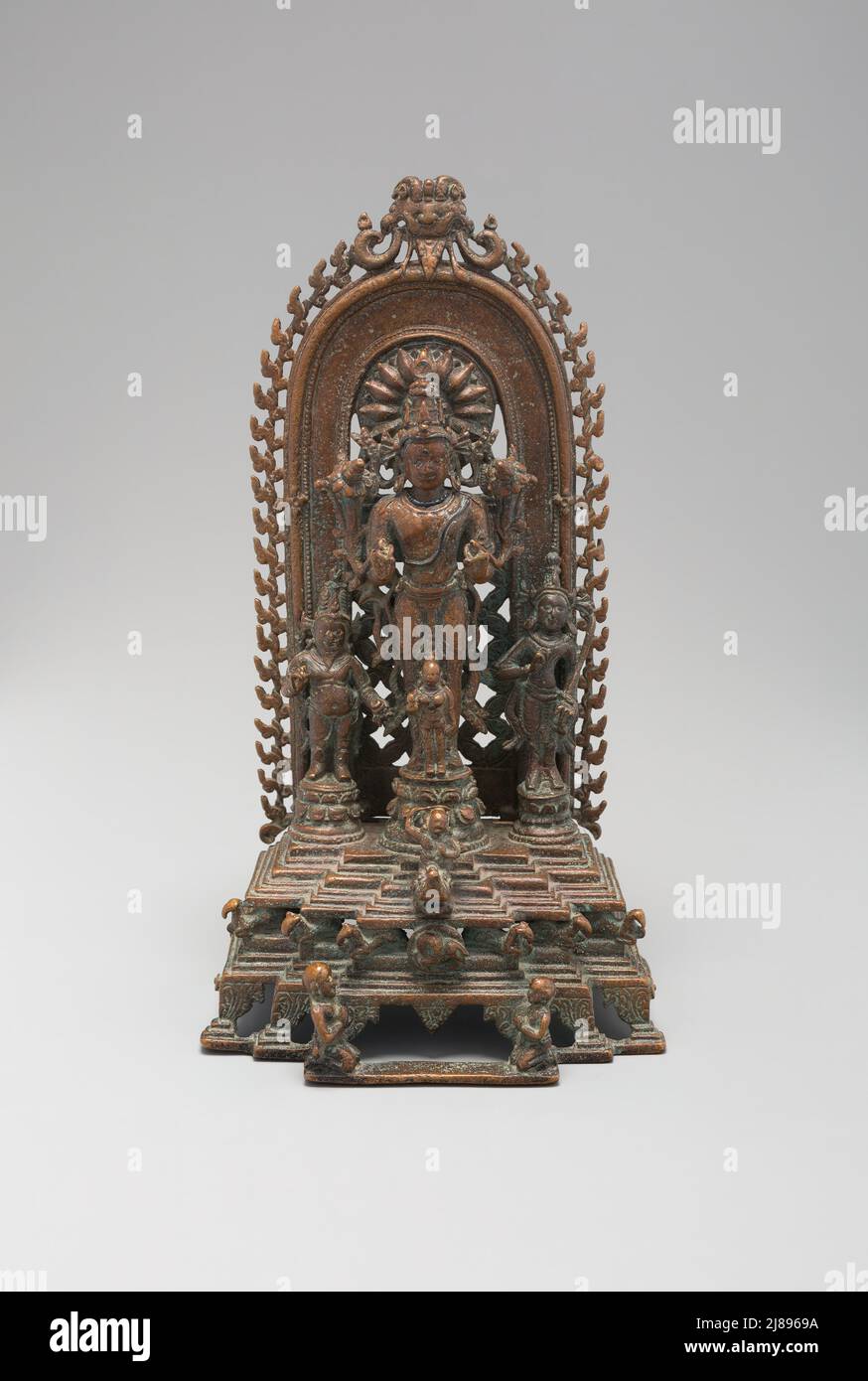 Sun God Surya on His Chariot, Pala period, 10th/12th century Stock ...