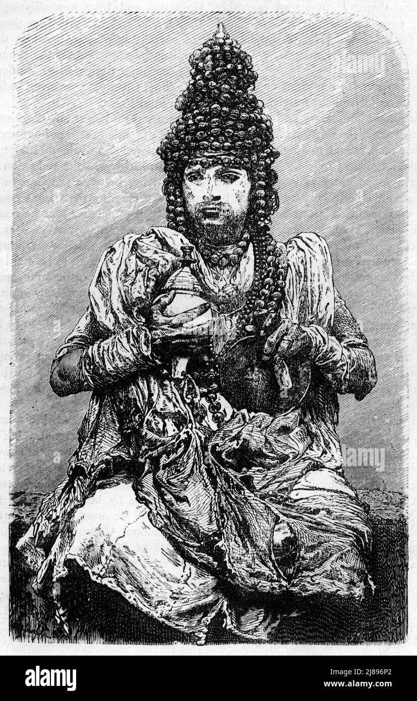 'Indian Fakir', c1891. From "Cassell's Illustrated History of India Vol ...