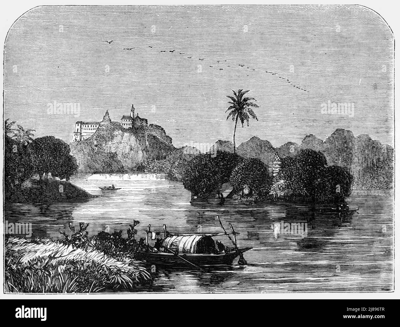 'View of the Citadel of Poonah', c1891. From "Cassell's Illustrated ...