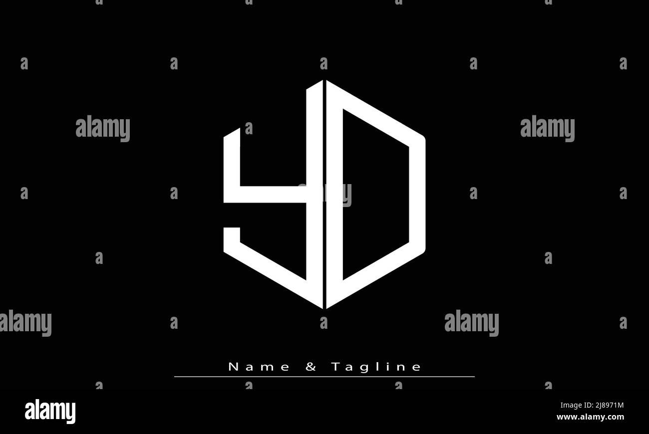 Letter yd logo hi-res stock photography and images - Alamy