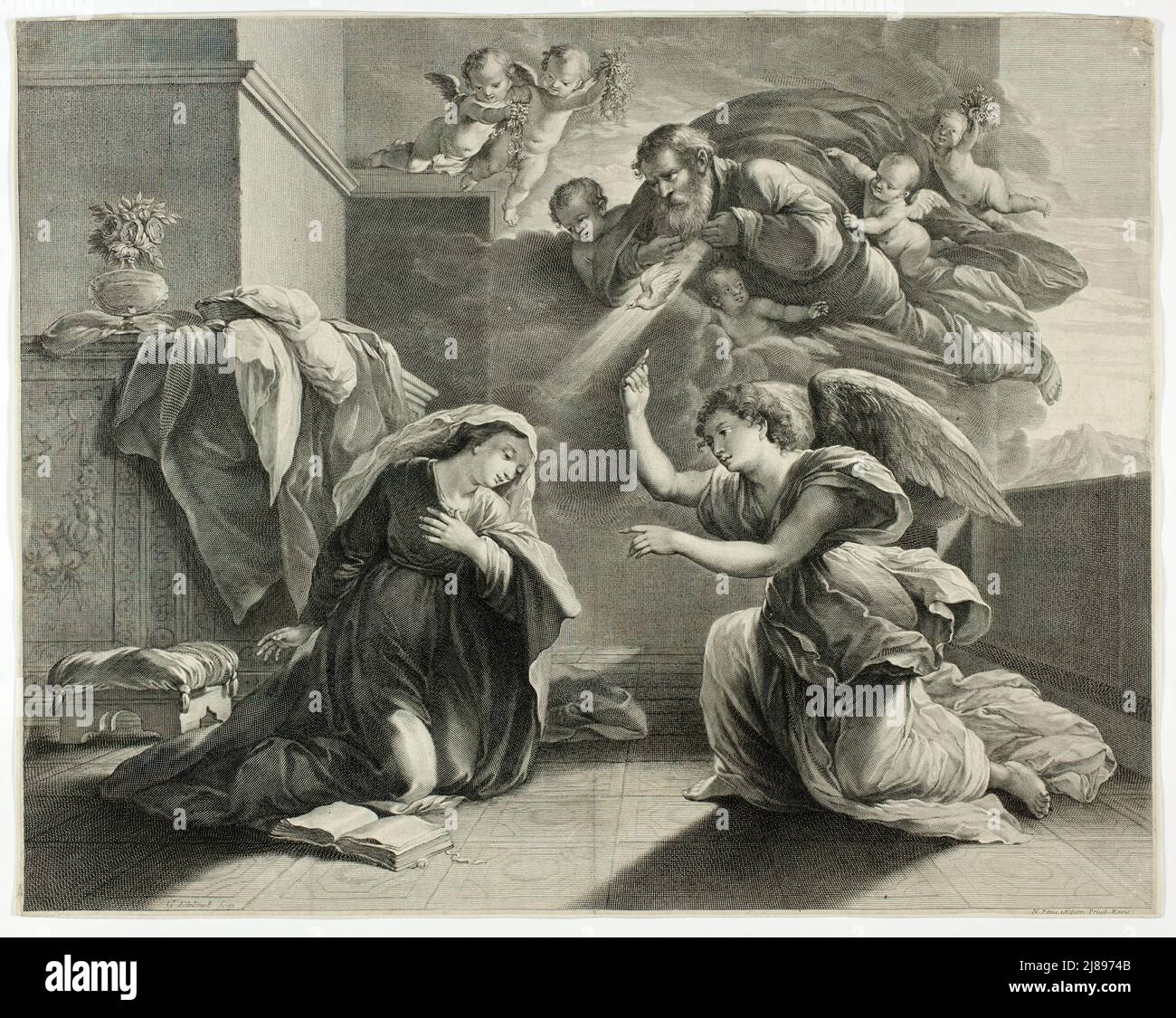 Annunciation of mary, poussin hi-res stock photography and images - Alamy