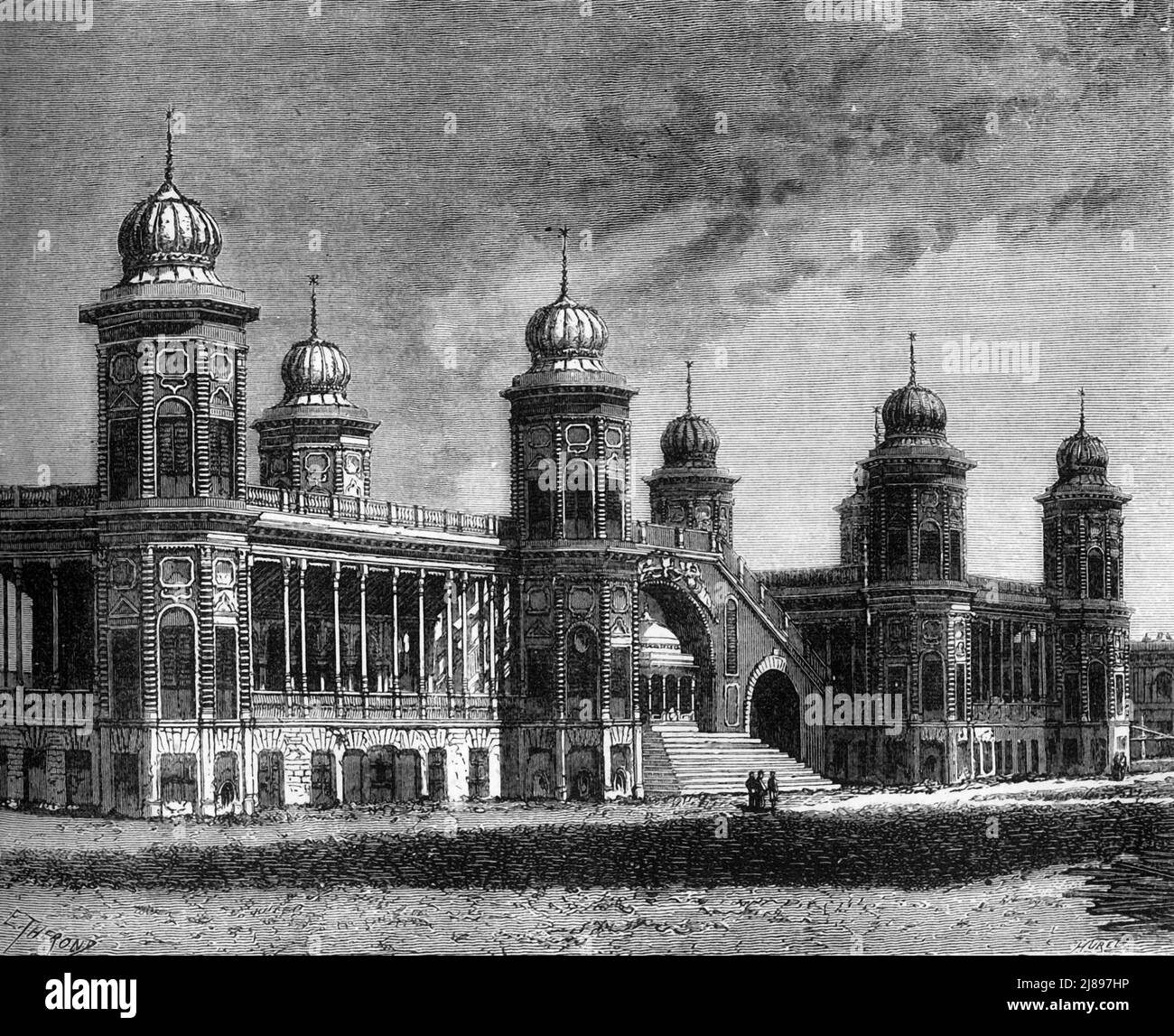 Lucknow india from 19th century hi-res stock photography and images - Alamy