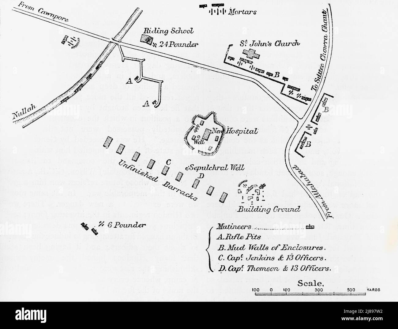 India map 1857 hi-res stock photography and images - Alamy