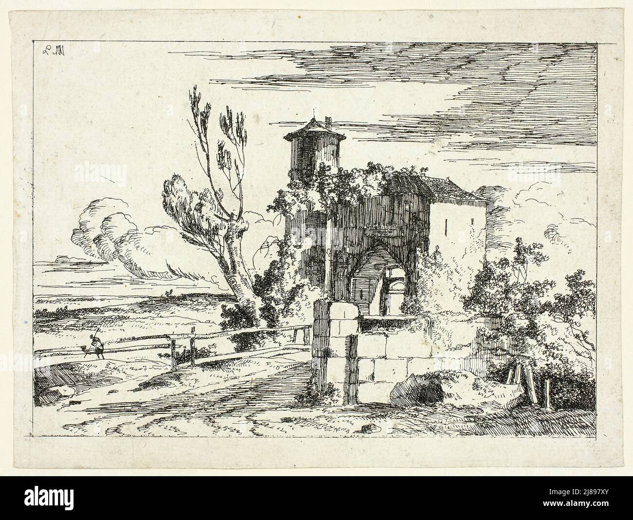 French landscape drawings hi-res stock photography and images - Alamy